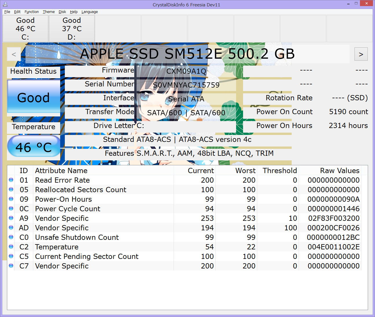 CrystalDiskInfo 6 Dev11 – Crystal Dew Blog